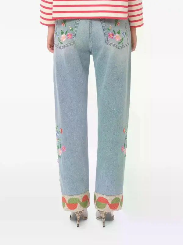 Valentino Garavani Embroidered Jeans