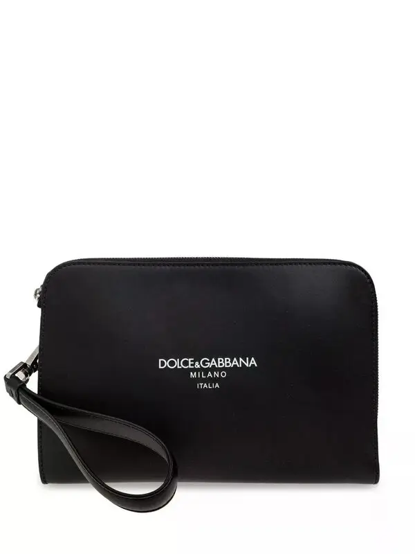 Dolce & Gabbana Leather Clutch - Black