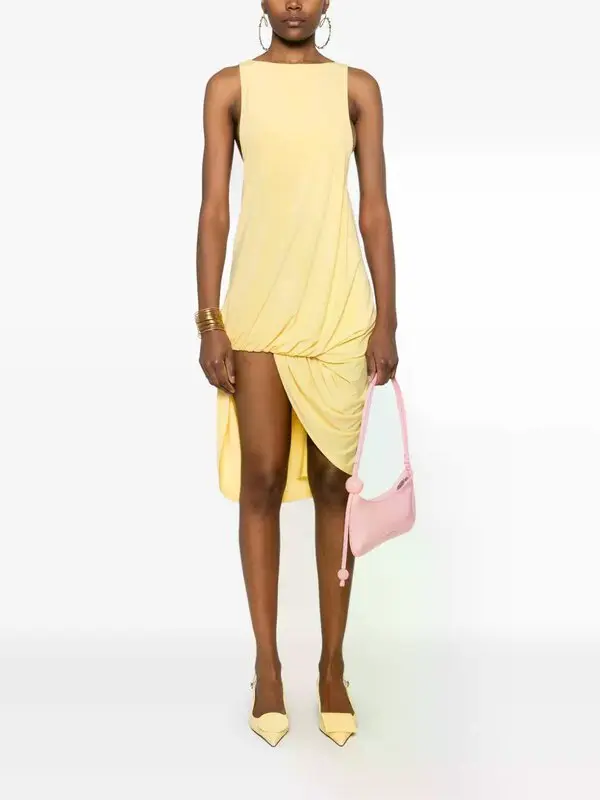 Jacquemus The Peplo Mini Dress - Yellow