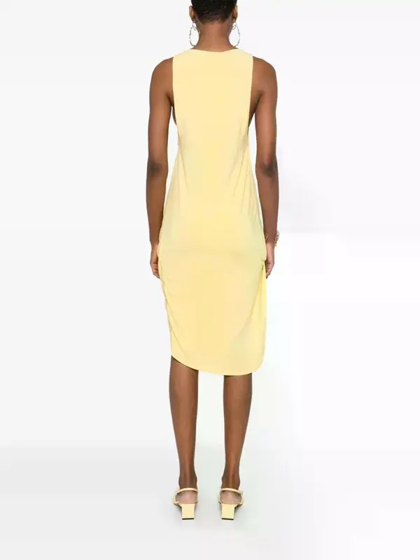 Jacquemus The Peplo Mini Dress - Yellow