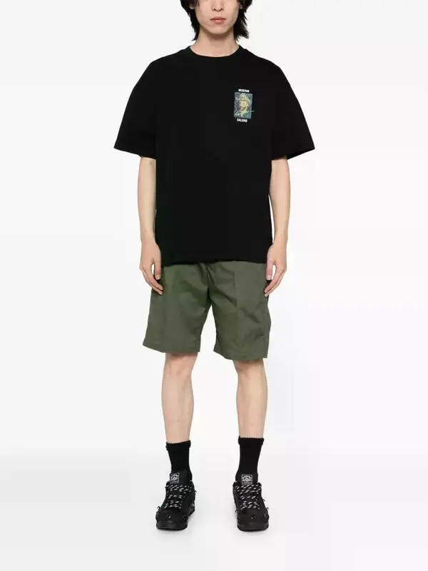 MUSIUM DIV. Graphic-print T-shirt - Black