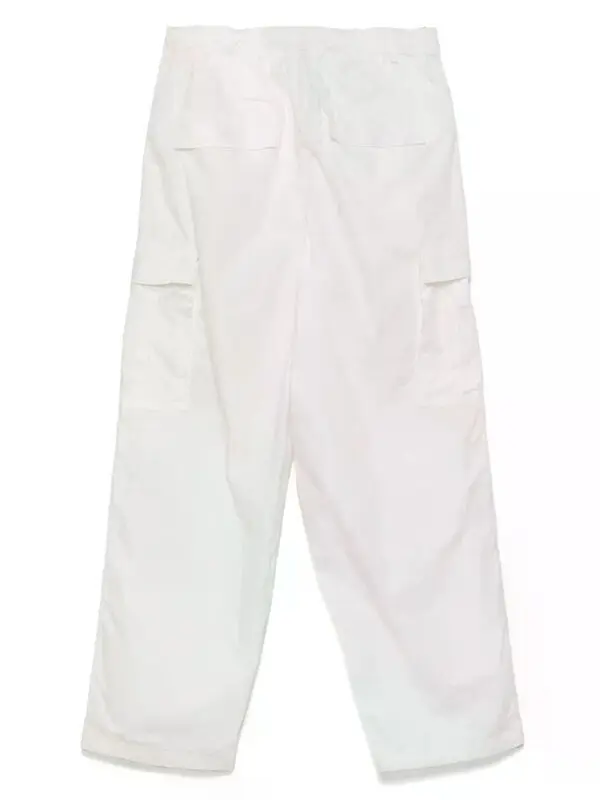 Izzue Cotton Cargo Trousers - White