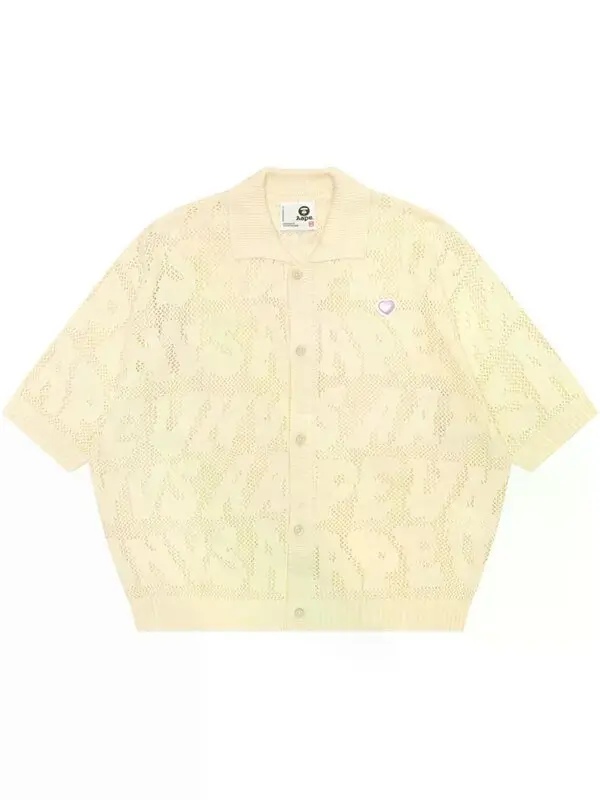 A BATHING APE Aape * Knitted Shirt