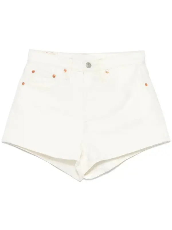 LEVI'S 501 Denim Shorts - White