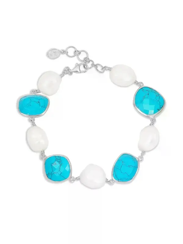 DOWER & HALL Pebble Bracelet - Silver