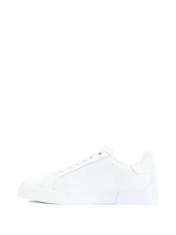 Dolce & Gabbana Portofino Light Leather Sneakers - White
