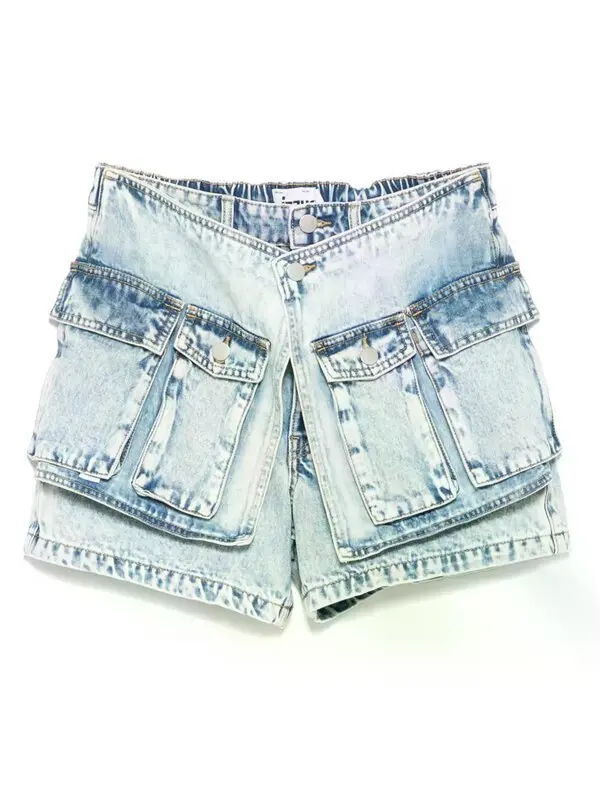 Izzue Light Wash Denim Shorts