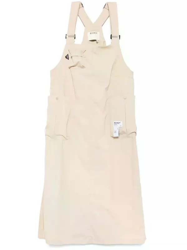 MUSIUM DIV. Pinafore Dress - Neutrals