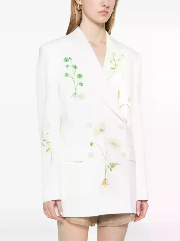 Stella McCartney Floral-embroidered Blazer