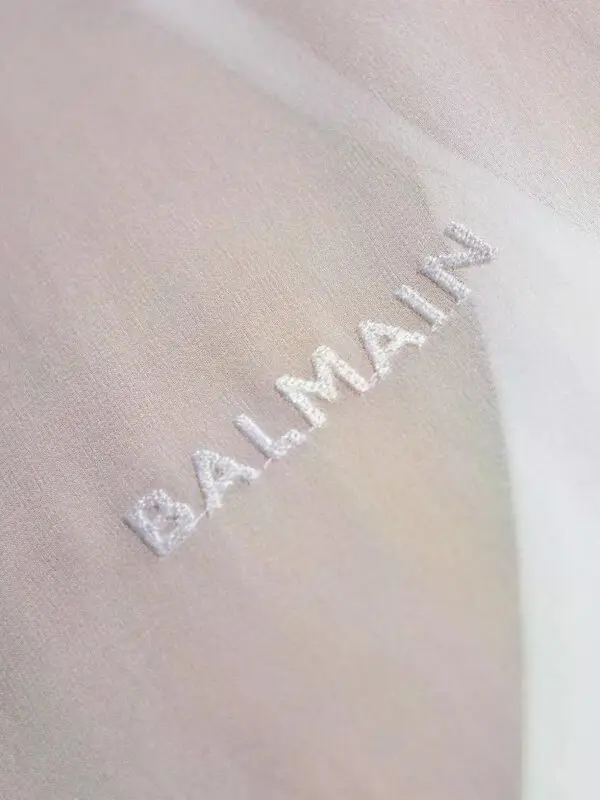 Balmain Transparent Beach Cover-up