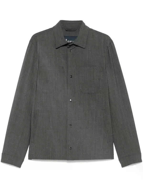 Herno Interlock-weave Shirt Jacket