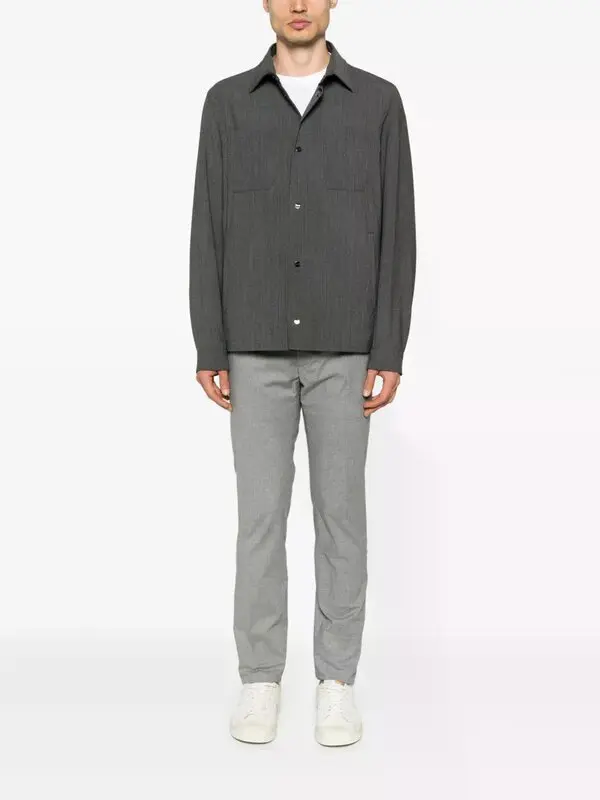 Herno Interlock-weave Shirt Jacket