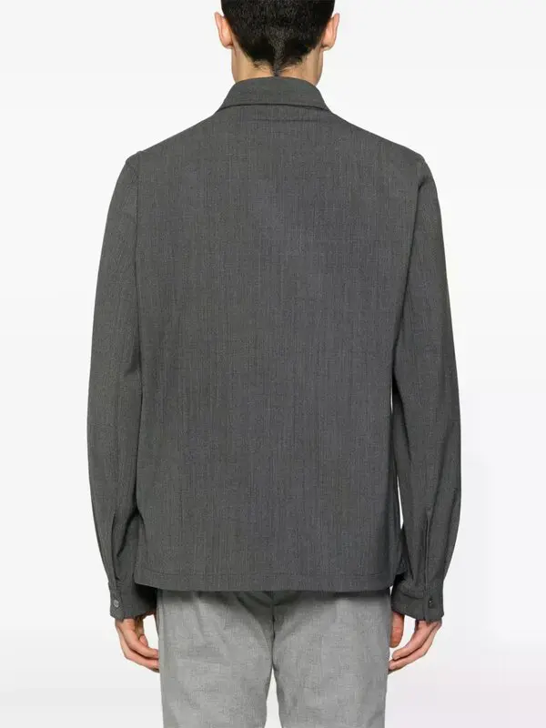 Herno Interlock-weave Shirt Jacket