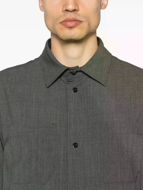 Herno Interlock-weave Shirt Jacket