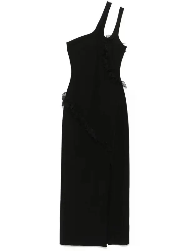 NENSI DOJAKA Nadia Midi Dress - Black