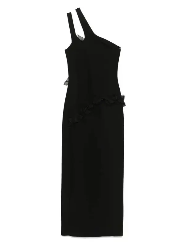 NENSI DOJAKA Nadia Midi Dress - Black