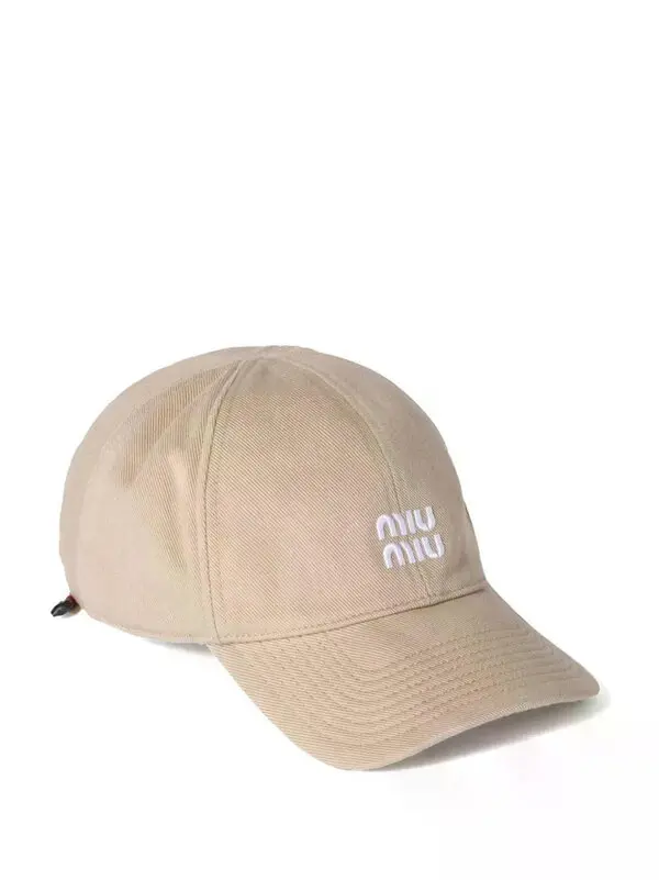 Miu Miu Baseball Cap - Neutrals