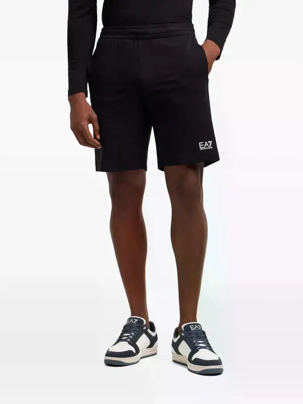 EA7 Logo-print Shorts