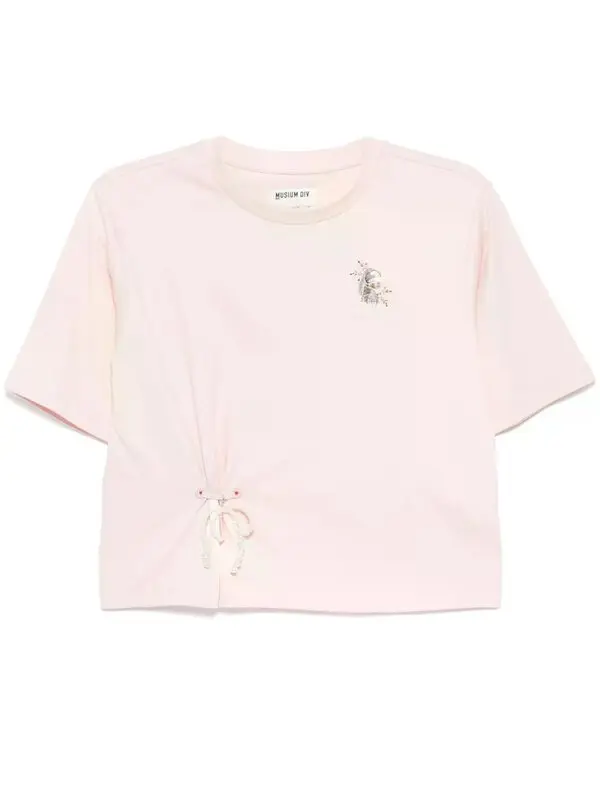 MUSIUM DIV. Logo-embroidered T-shirt