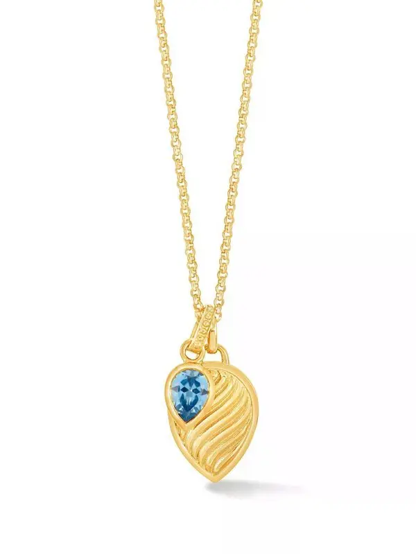 DOWER & HALL Twist-embellished Pendant Necklace - Gold