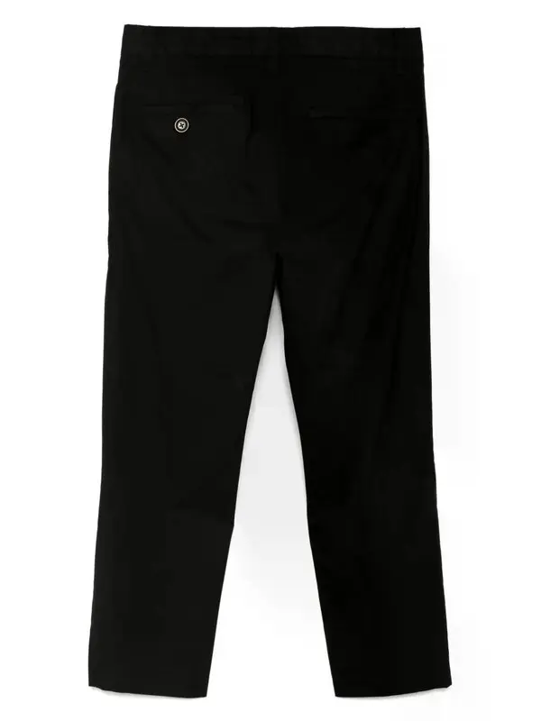 Izzue Logo-embroidered Trousers - Black