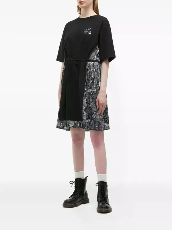 MUSIUM DIV. Layered Mini Dress - Black
