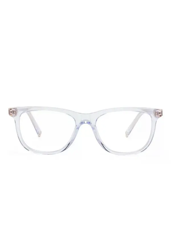 Miu Miu Logo Glasses - White