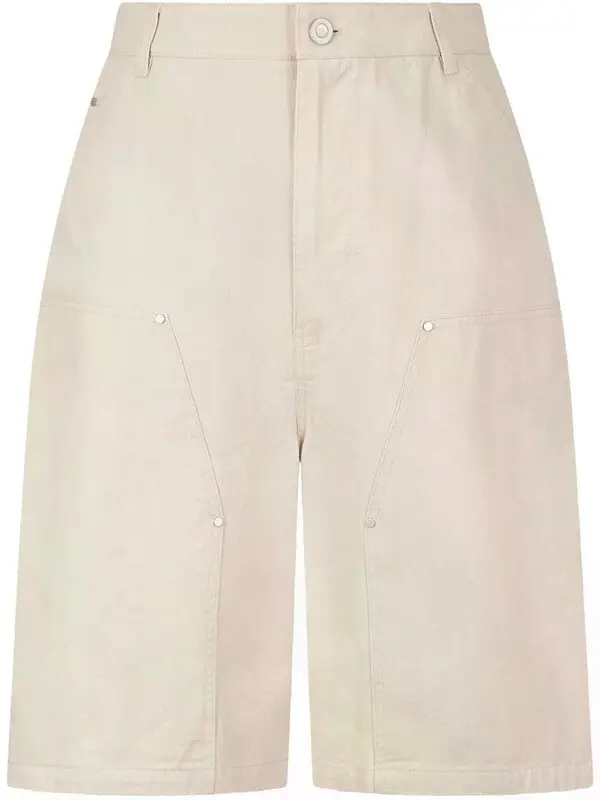 STUDIO TOMBOY Contrast-stitching Shorts - Neutrals