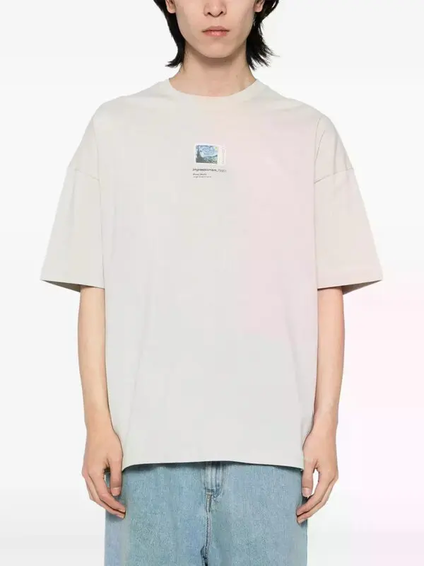 MUSIUM DIV. Graphic-print T-shirt - Grey