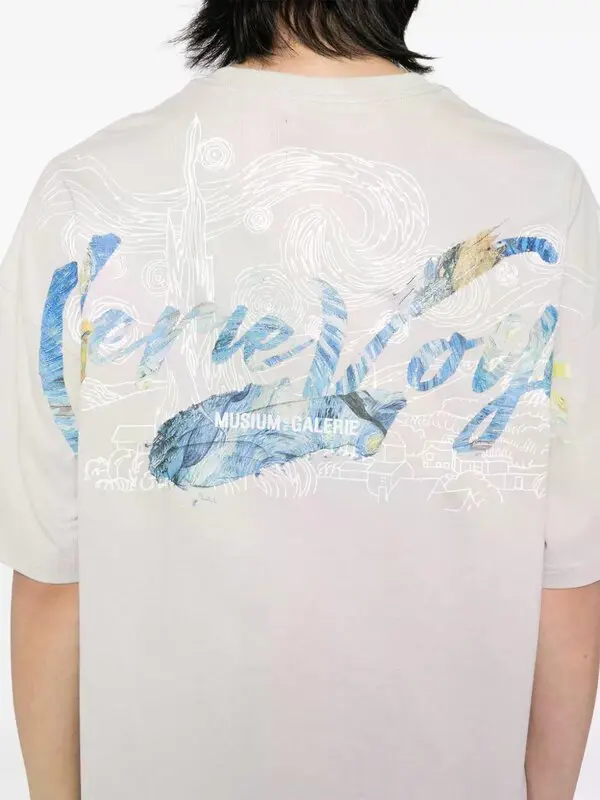 MUSIUM DIV. Graphic-print T-shirt - Grey