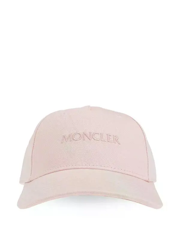 Moncler Embroidered Cap - Pink