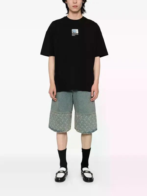 MUSIUM DIV. Graphic-print T-shirt - Black