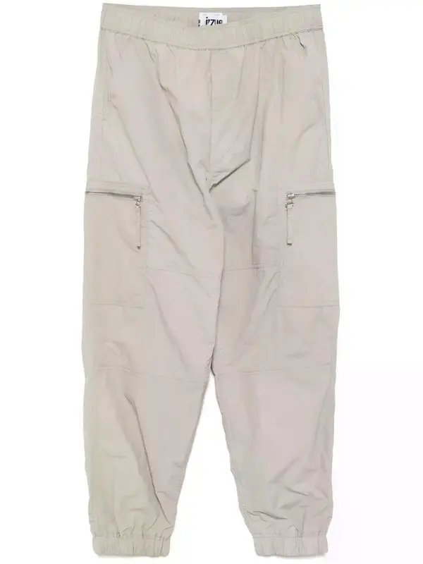 Izzue Logo-print Trousers - Neutrals