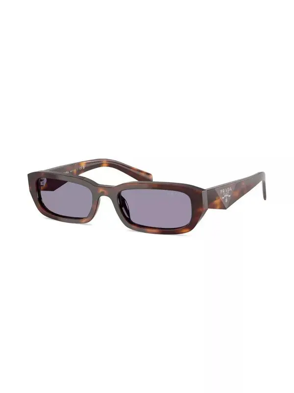 Prada Rectangle-frame Sunglasses - Brown