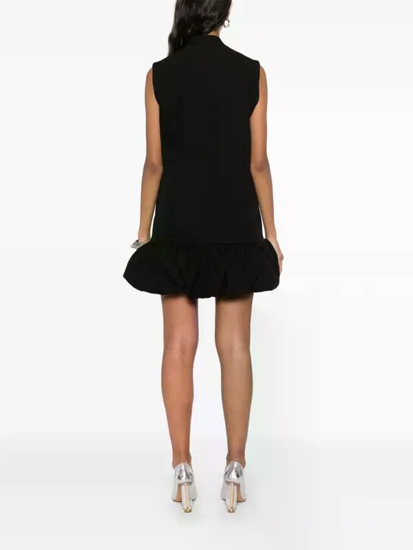 Coperni Gathered Tailored Mini Dress