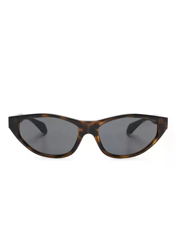Versace Medusa Plaque Sunglasses - Brown