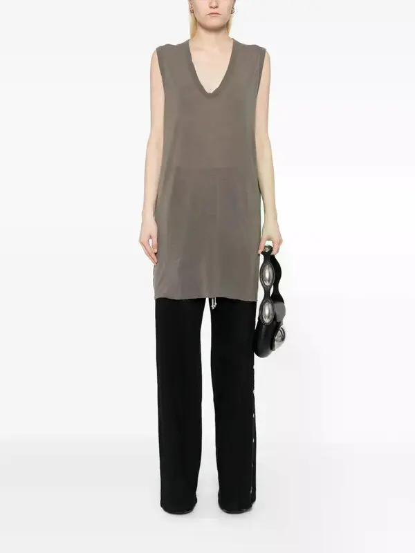 Rick Owens V-neck Sleeveless Top