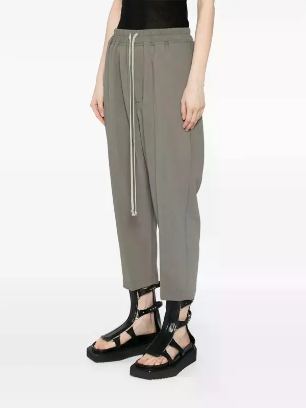 Rick Owens Drawstring Astaires Cropped Trousers