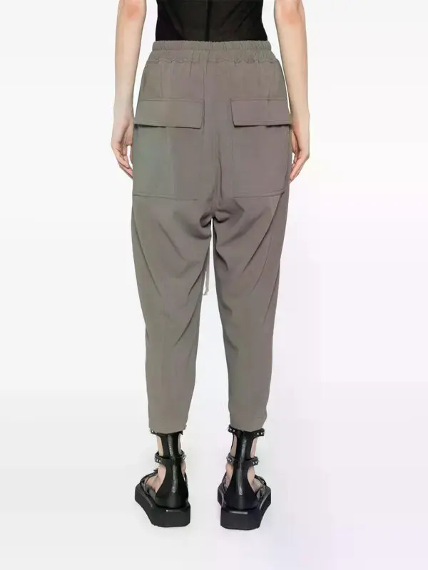 Rick Owens Drawstring Astaires Cropped Trousers