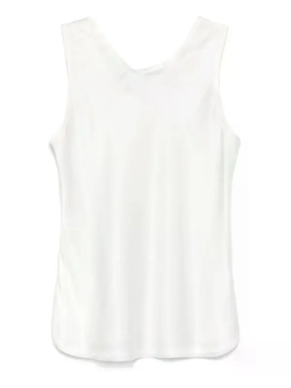 BLANCA VITA Satin Tank Top
