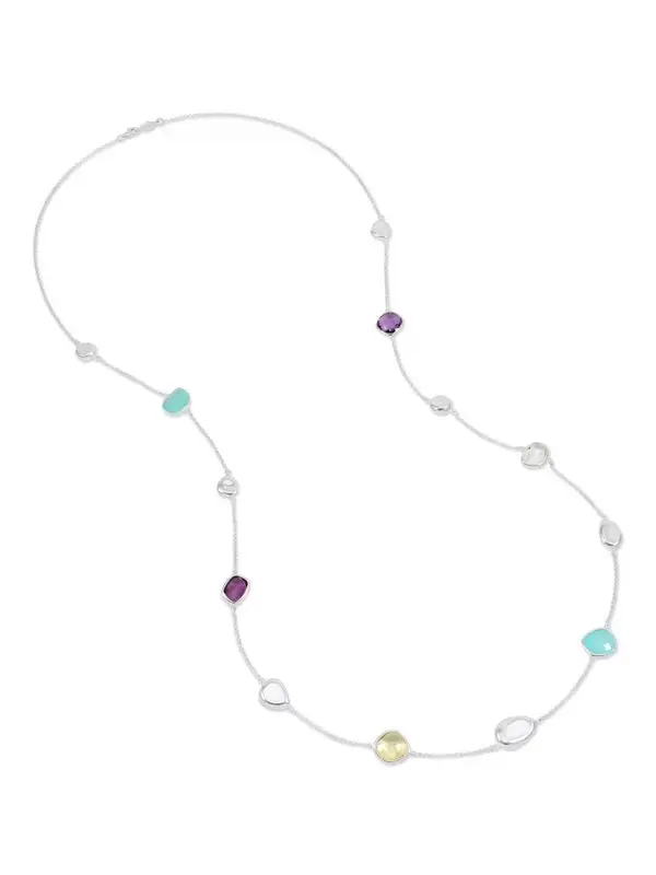 DOWER & HALL Gemstone Necklace - Silver
