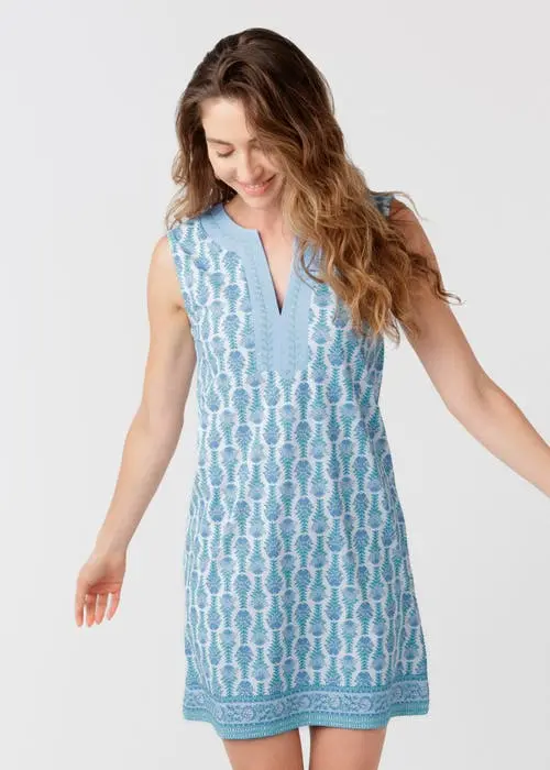 CABANA LIFE Sleeveless Tunic Dress - Flora
