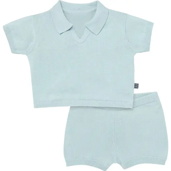 MODERN MOMENTS™ BY GERBER Baby Johnny Collar Sweater Knit Set - Sky