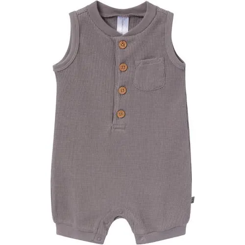 MODERN MOMENTS™ BY GERBER Sleeveless Short Romper - Medium Grey