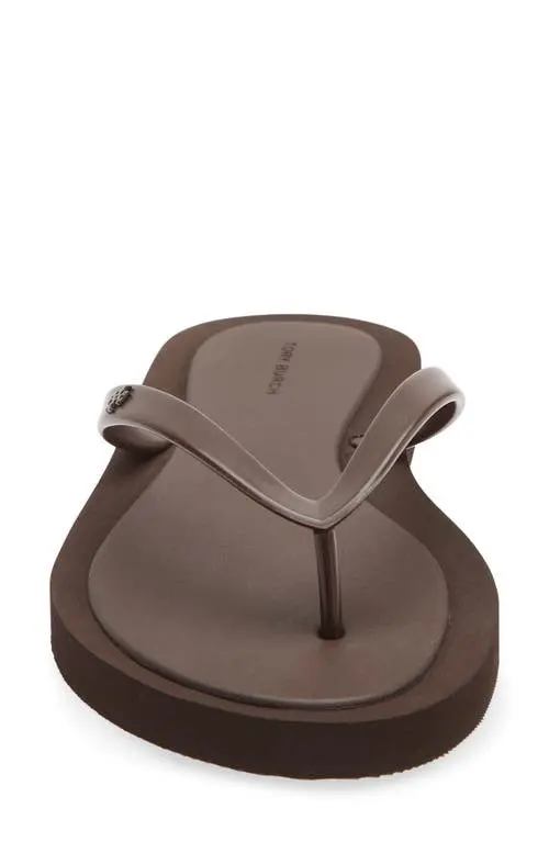 Tory Burch Kira Flip Flop - Dark Cocoa/dark Cocoa