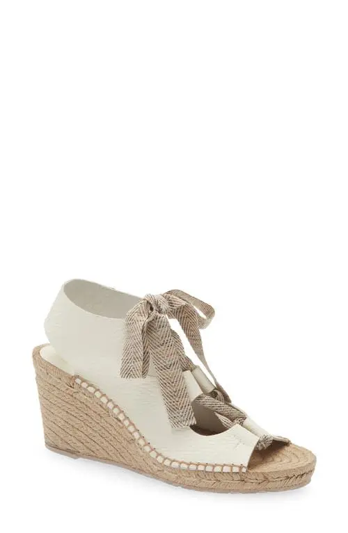 PEDRO GARCIA Otelia Wedge Sandal - Creme Cervo