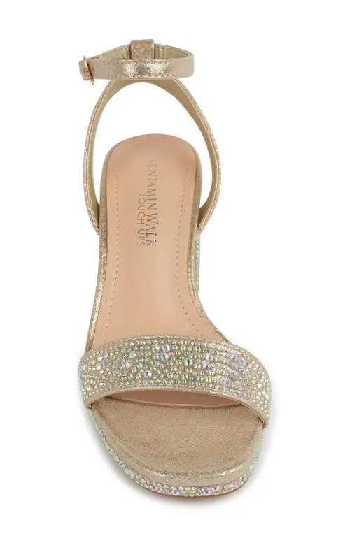 TOUCH UPS Topaz Embellished Sandals - Champagne