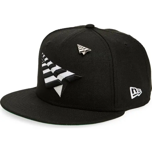 PAPER PLANES Original Crown 9fifty Twill Cap - Black