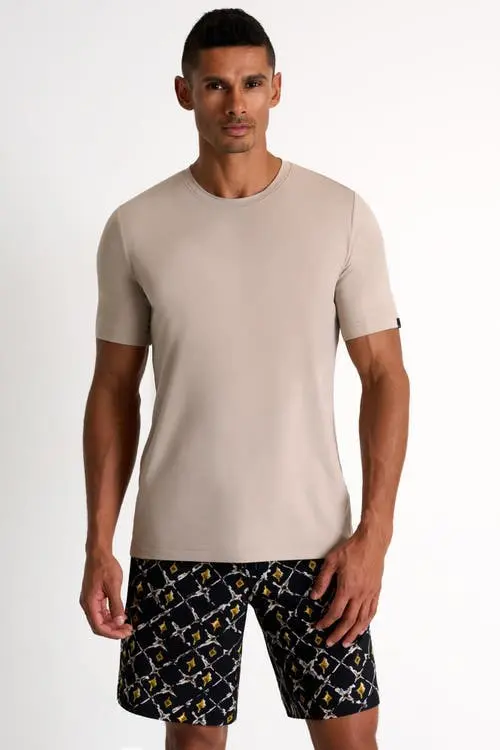 Shan Microfiber Crew Neck T-shirt