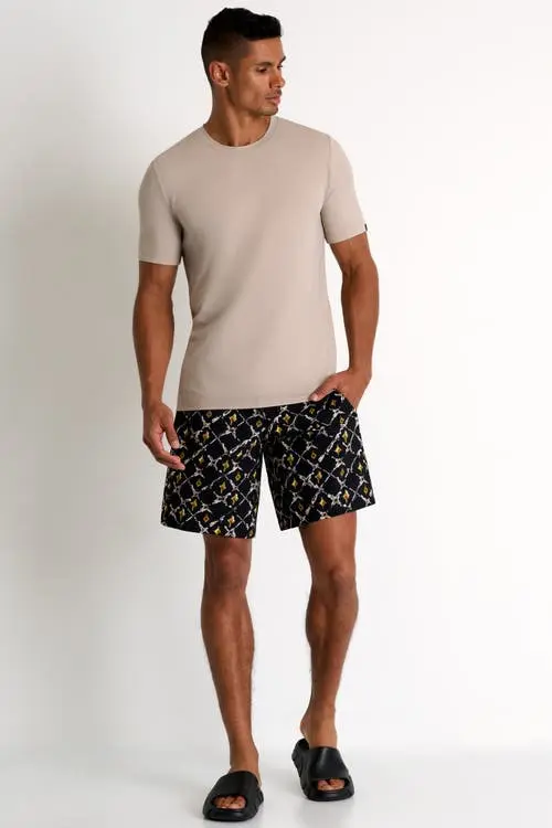 Shan Microfiber Crew Neck T-shirt
